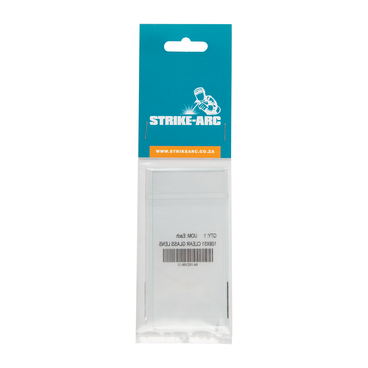 WELDING HELMET GLASS ONLY - CLEAR – Strike-Arc